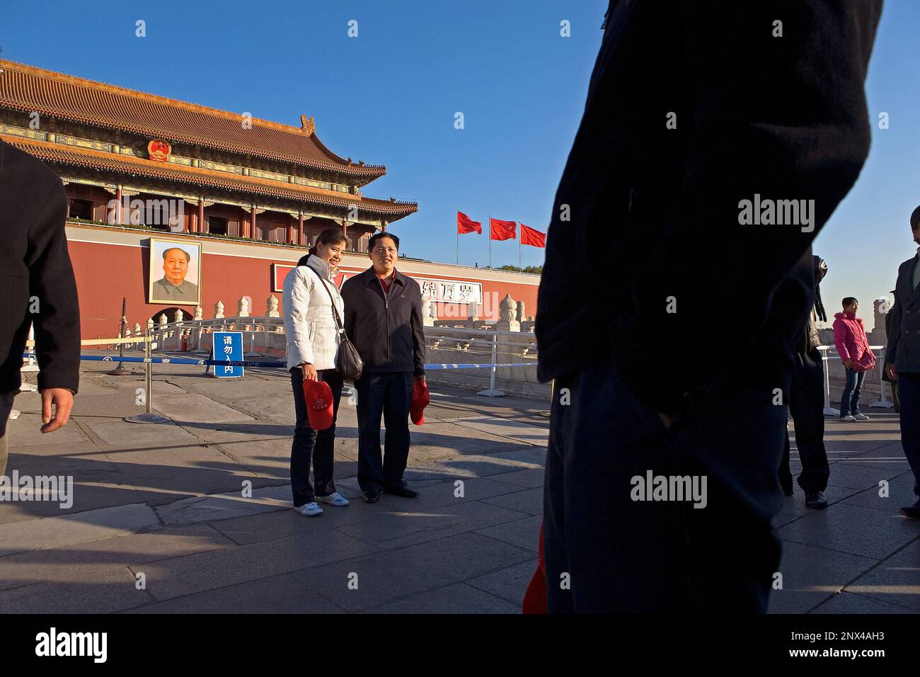Gate of Heavenly Peace with Portrait of Mao Ze Dong ,in Tiananmen ...