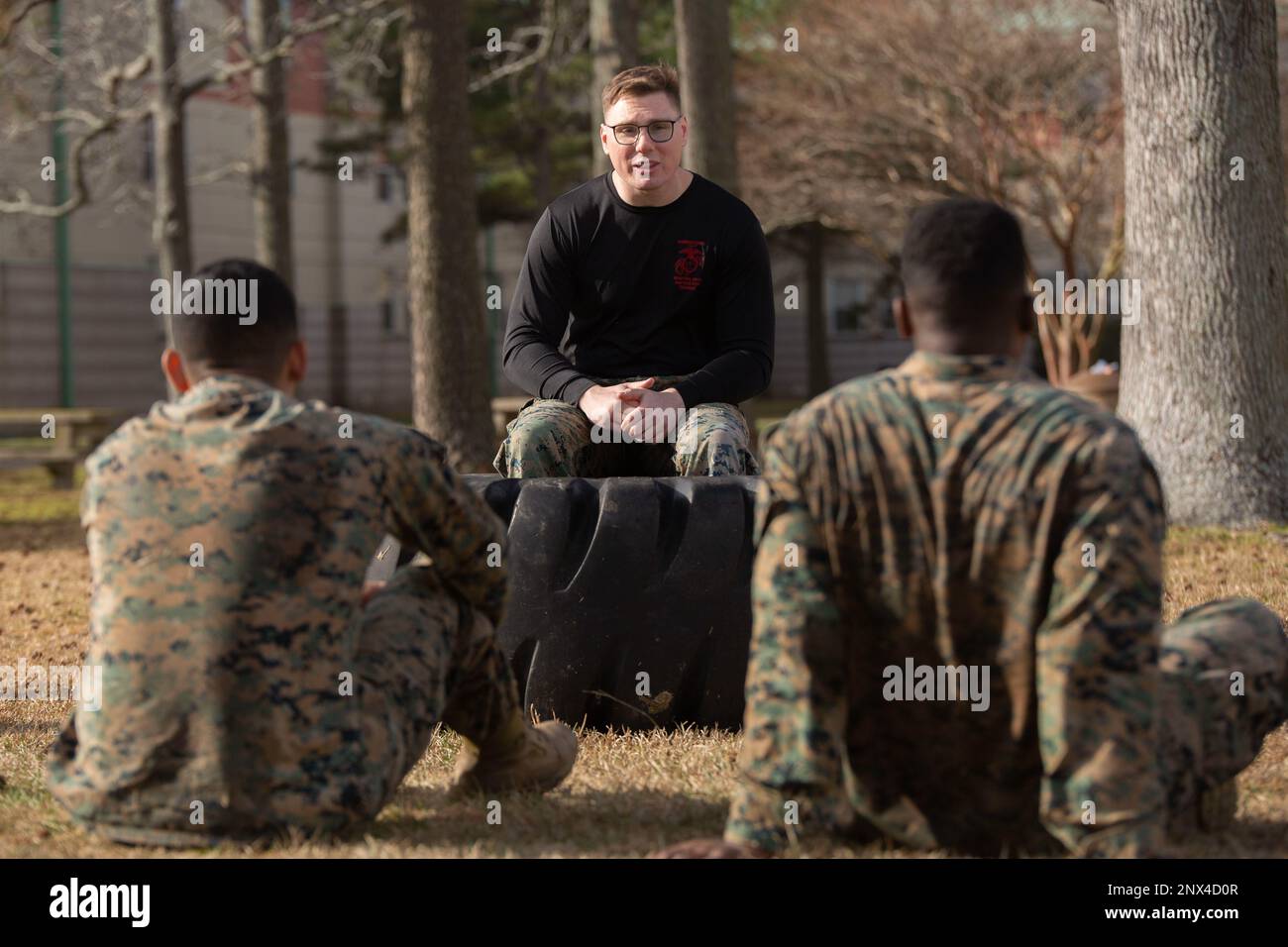 U.S. Marine Corps Sgt. Timothy R. Dexter, an intelligence instructor ...