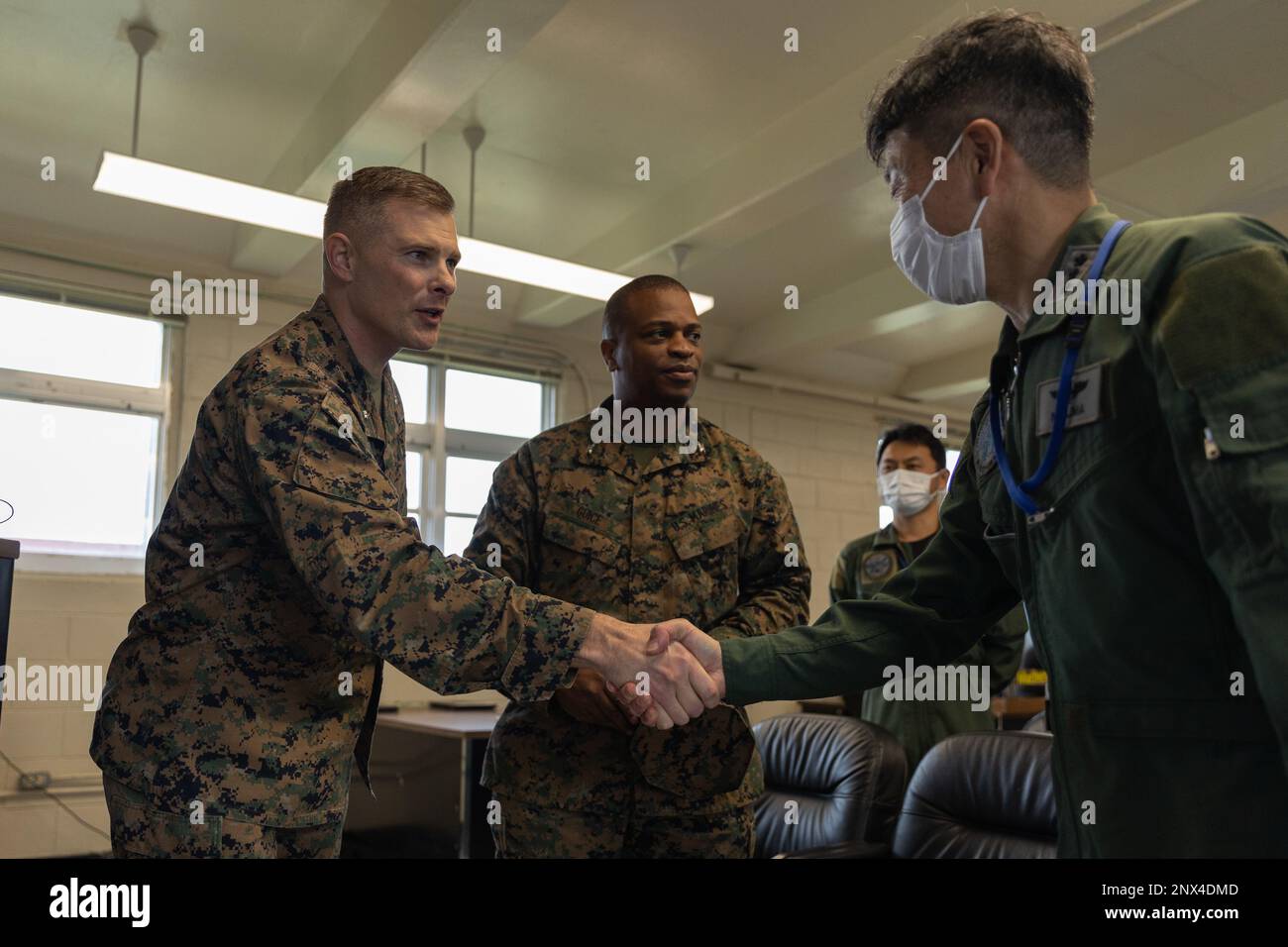 U.S. Marine Corps Lt. Col. Robert Williamson, commanding officer of ...