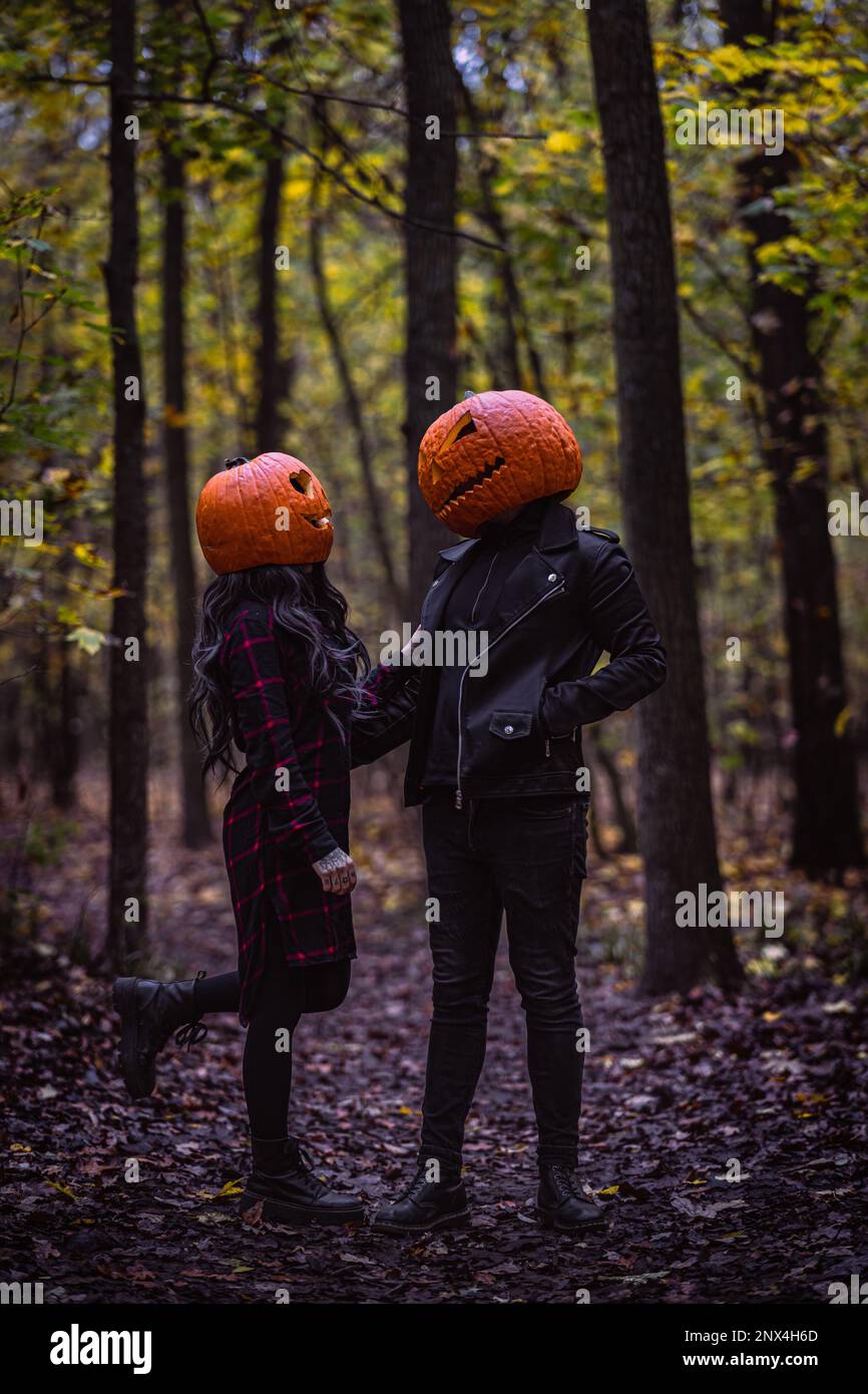 This romantic image of a couple in the woods holding hands captures the ...