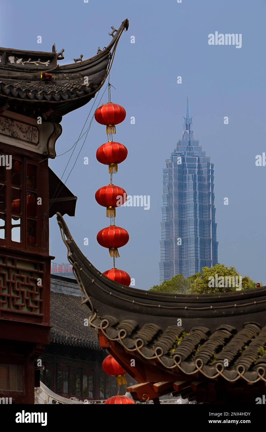 Rooftops shanghai china hi-res stock photography and images - Alamy
