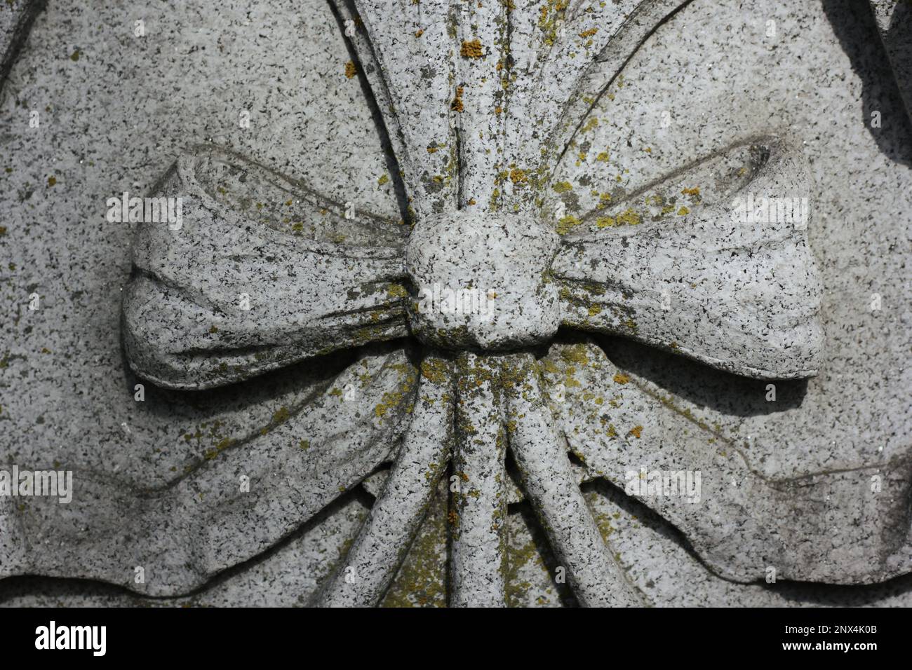 A beautiful ribbon carved into the natural stone Stock Photo - Alamy