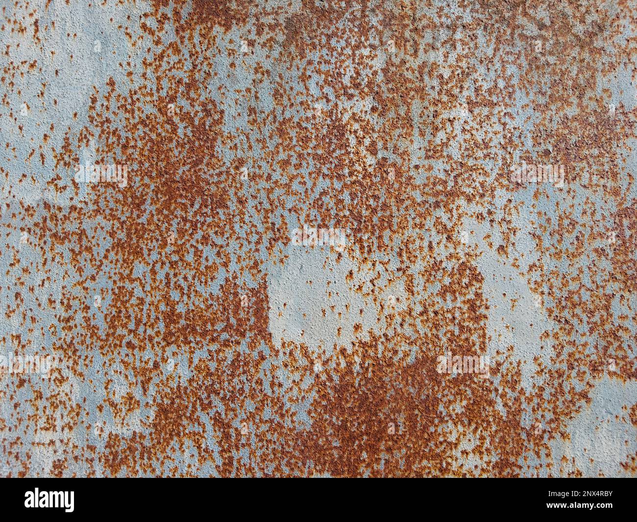 vintage texture on metal surface with traces of old paint and rust ...