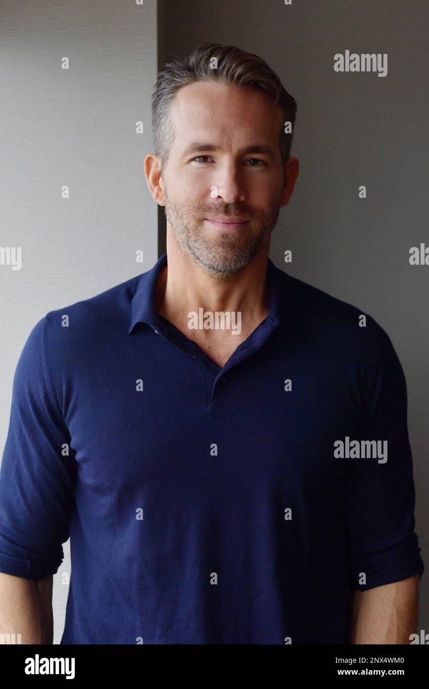 Ryan Reynolds, Canadian actor and film producer poses for photo during ...