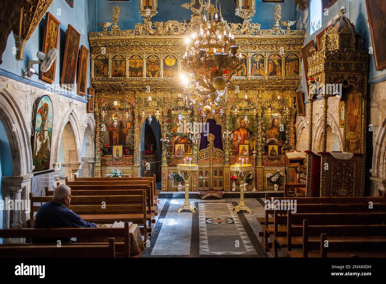 Church of Santiago, greek-Orthodox community, in the Holy Sepulchre ...