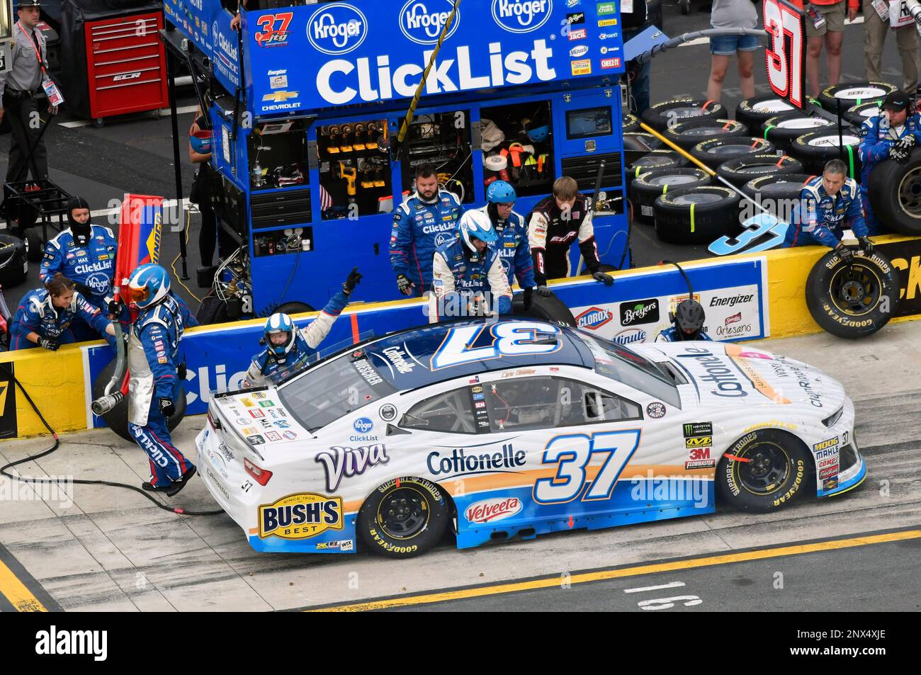 #37: Chris Buescher, JTG Daugherty Racing, Chevrolet Camaro Cottonelle ...
