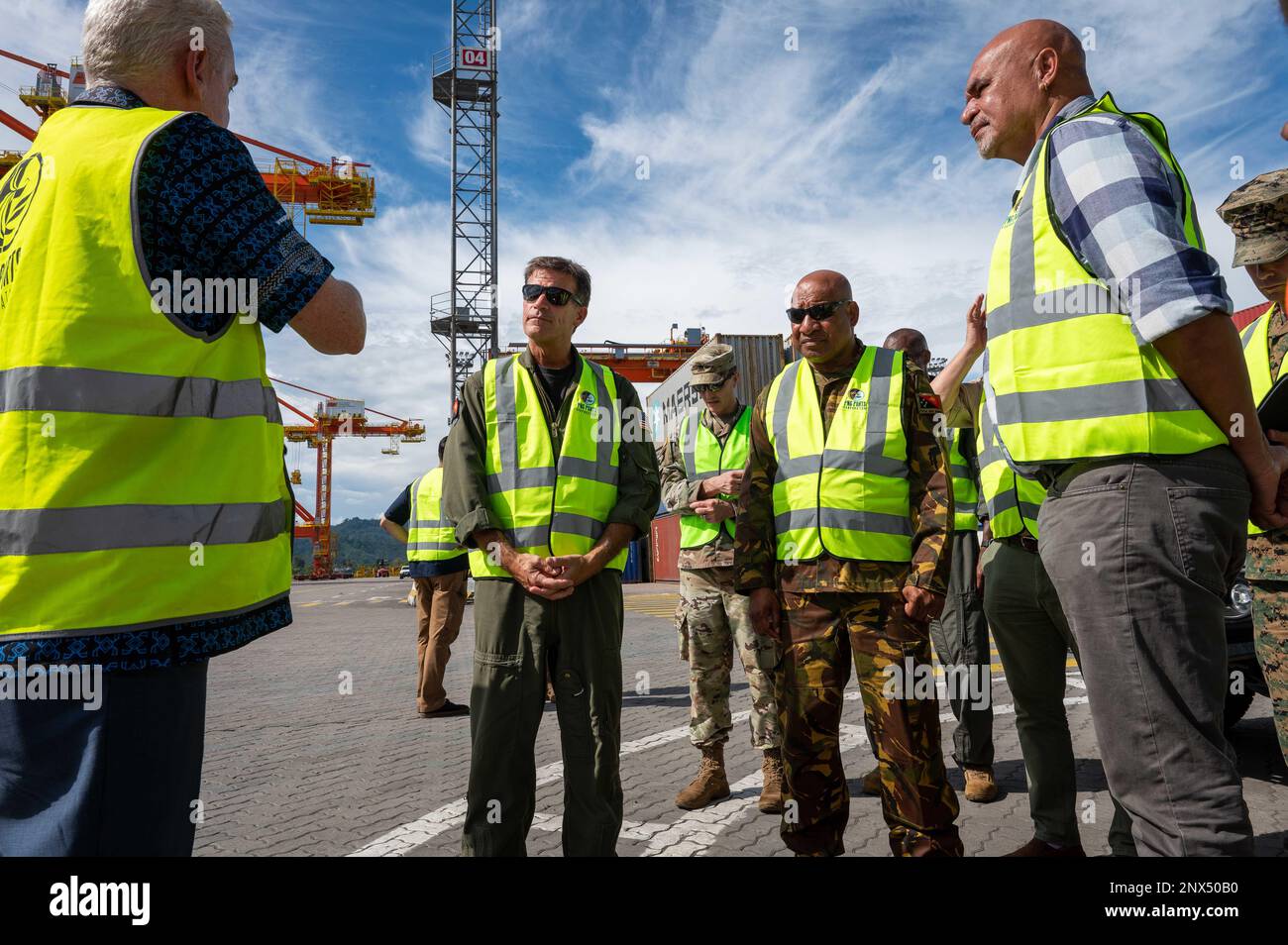 LAE, Papua New Guinea (Jan. 29, 2023) Adm. John C. Aquilino, Commander ...