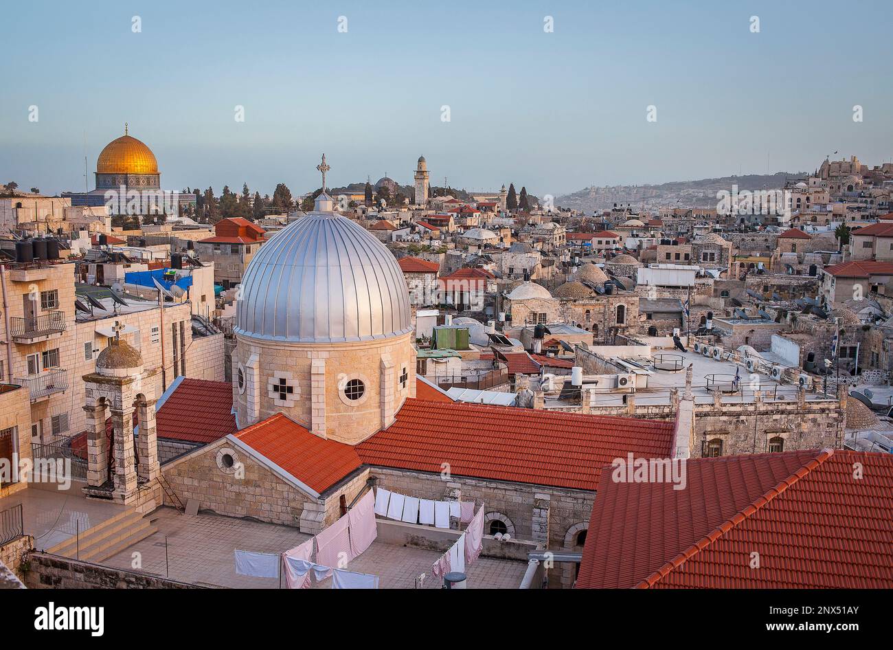 Aerial view of old City, Jerusalem, Israel Stock Photo - Alamy