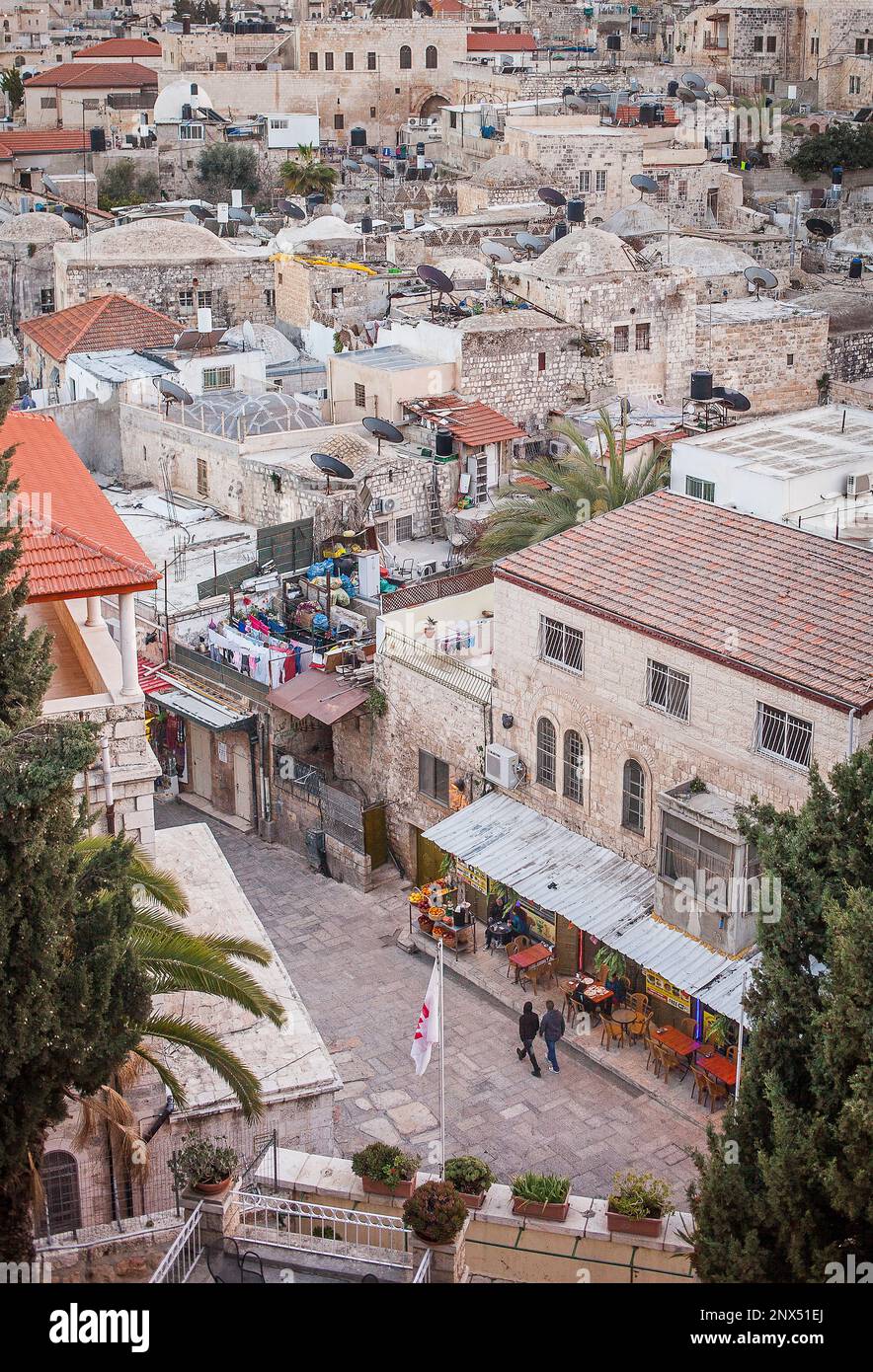 Aerial view of old City, Jerusalem, Israel Stock Photo - Alamy