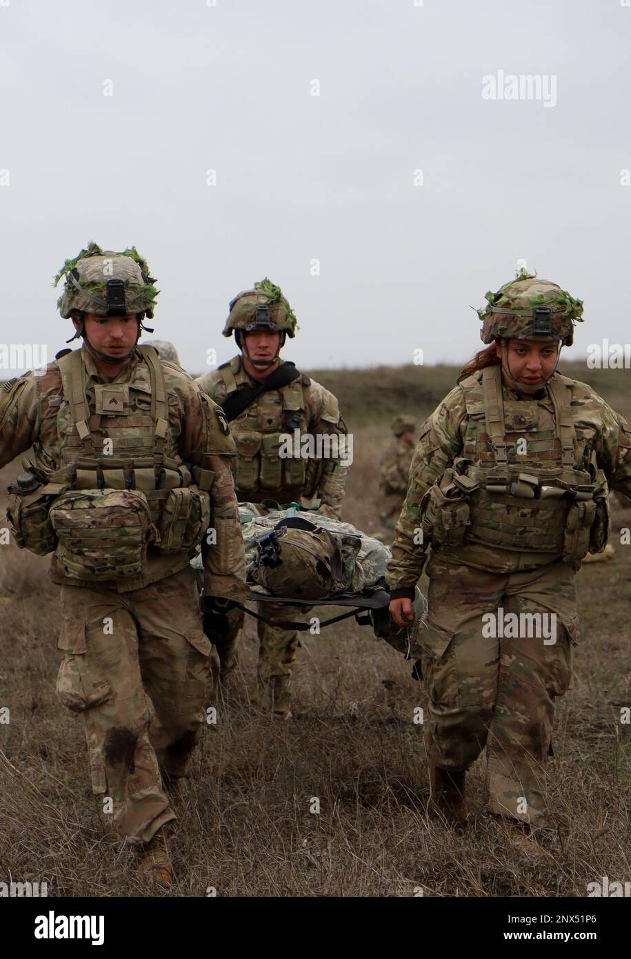 Soldiers assigned to the 1st Battalion, 26th Infantry Regiment, 2nd Brigade Combat Team “Strike ...