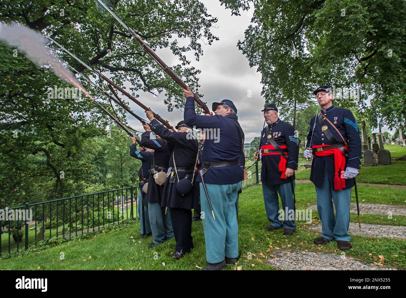 Union soldiers of the 28th Pennsylvania Volunteer Infantry, Company C ...