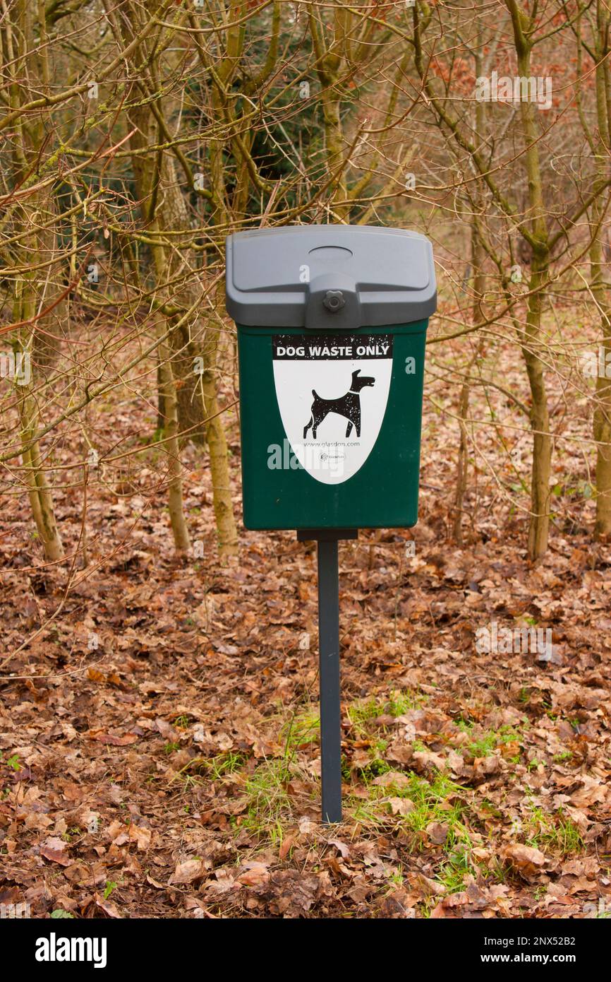 Dog Waste bin Stock Photo - Alamy