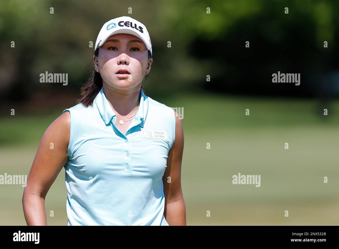 ANN ARBOR, MI - MAY 27: In-Kyung Kim, of South Korea, looks at the ...
