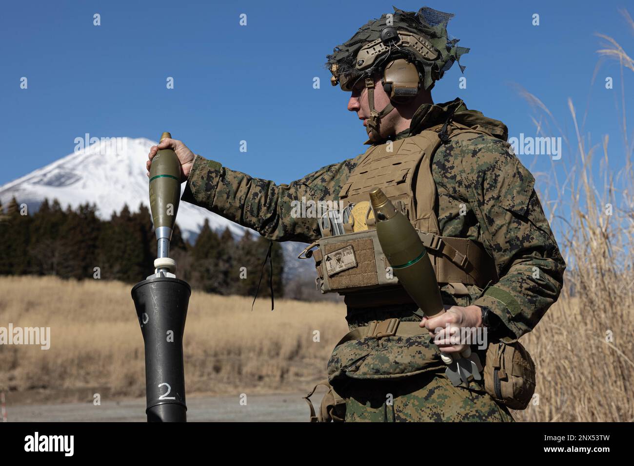 U.S. Marine Corps, Lance Cpl. Frederick Cuneo, a motorman with 3d ...