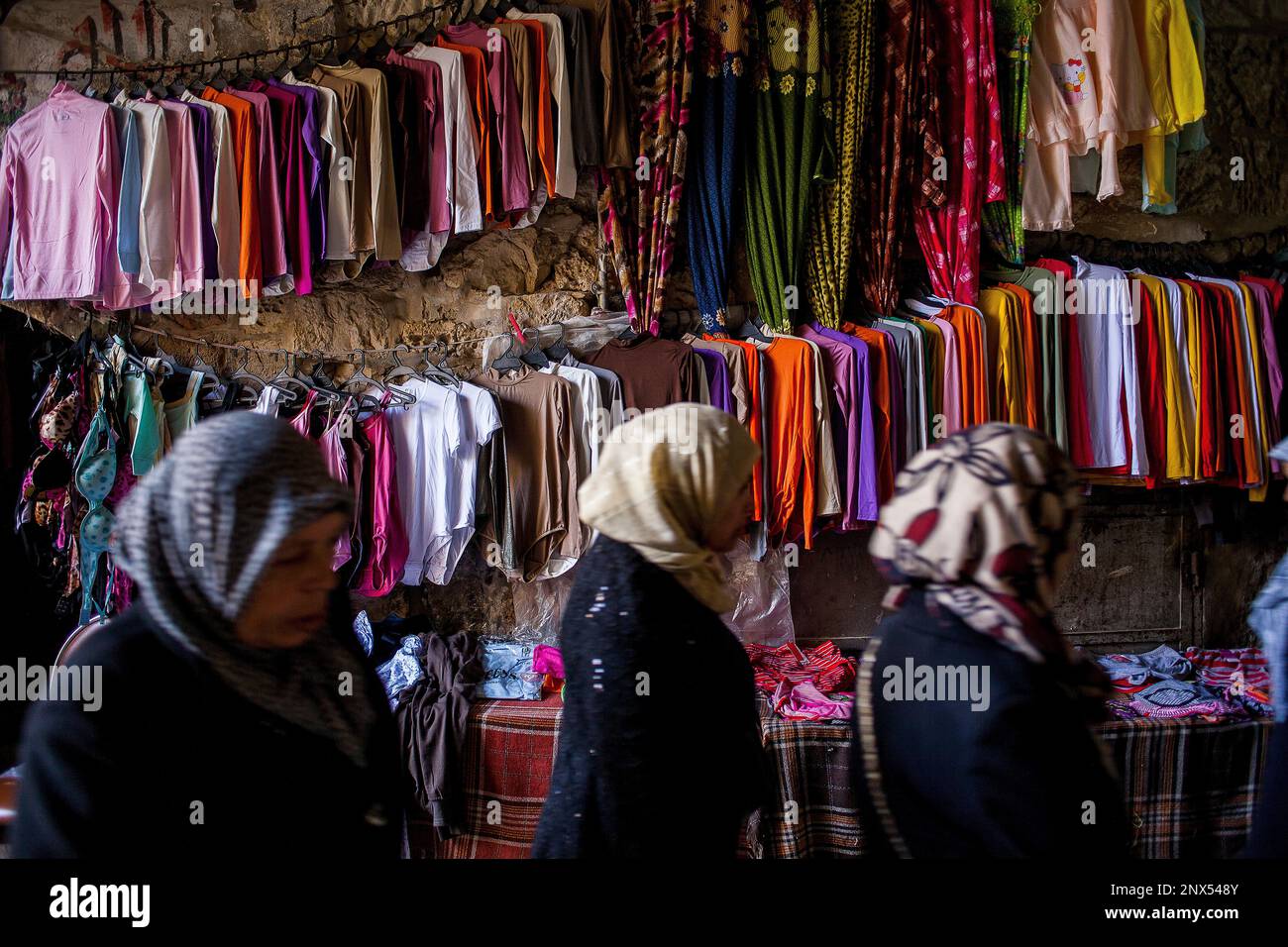 Al Wad street,Souk Arabic market, Muslim Quarter,Old City, Jerusalem ...