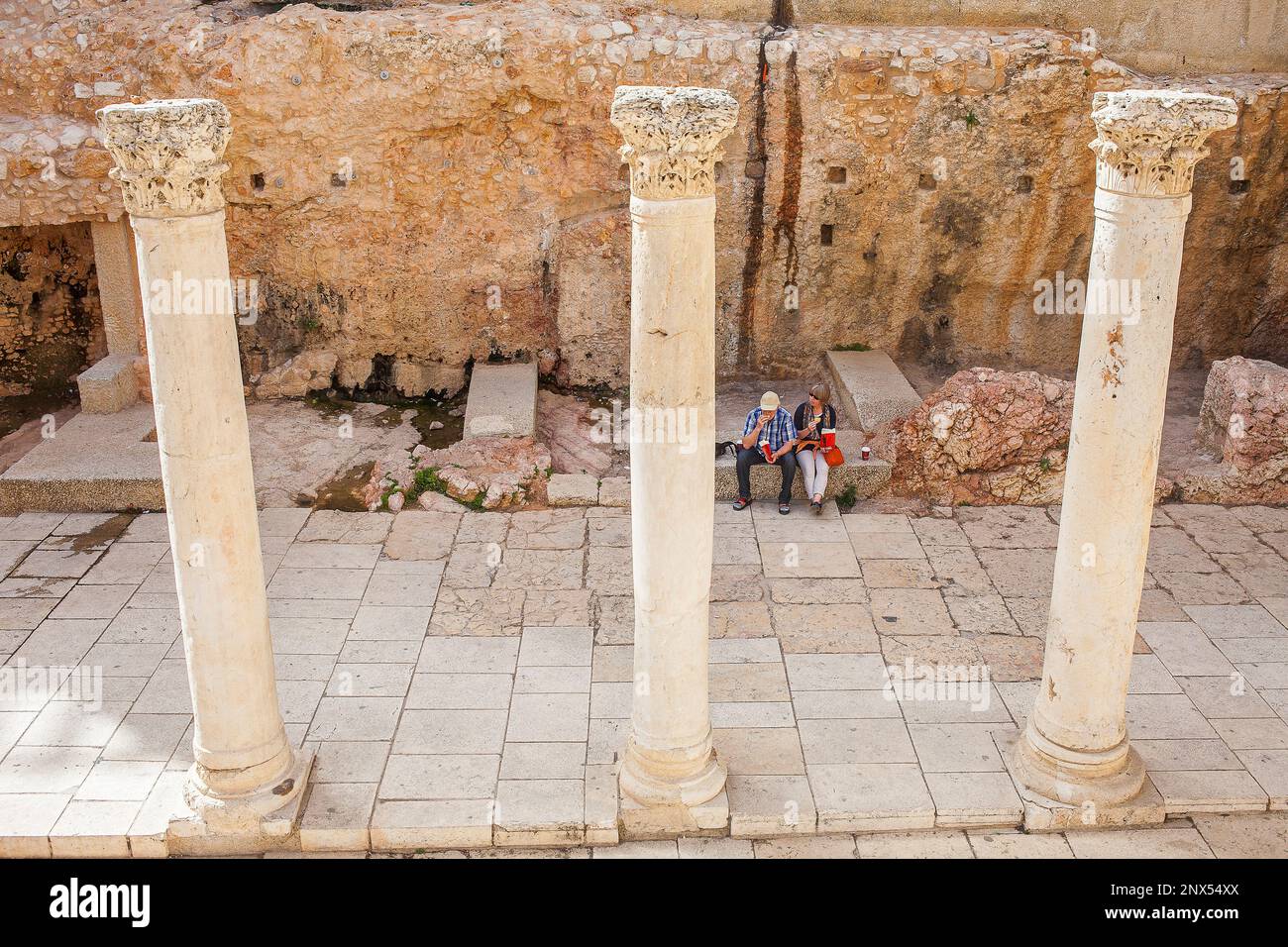 The Cardo, Jewish Quarter, Old City, Jerusalem, Israel Stock Photo - Alamy