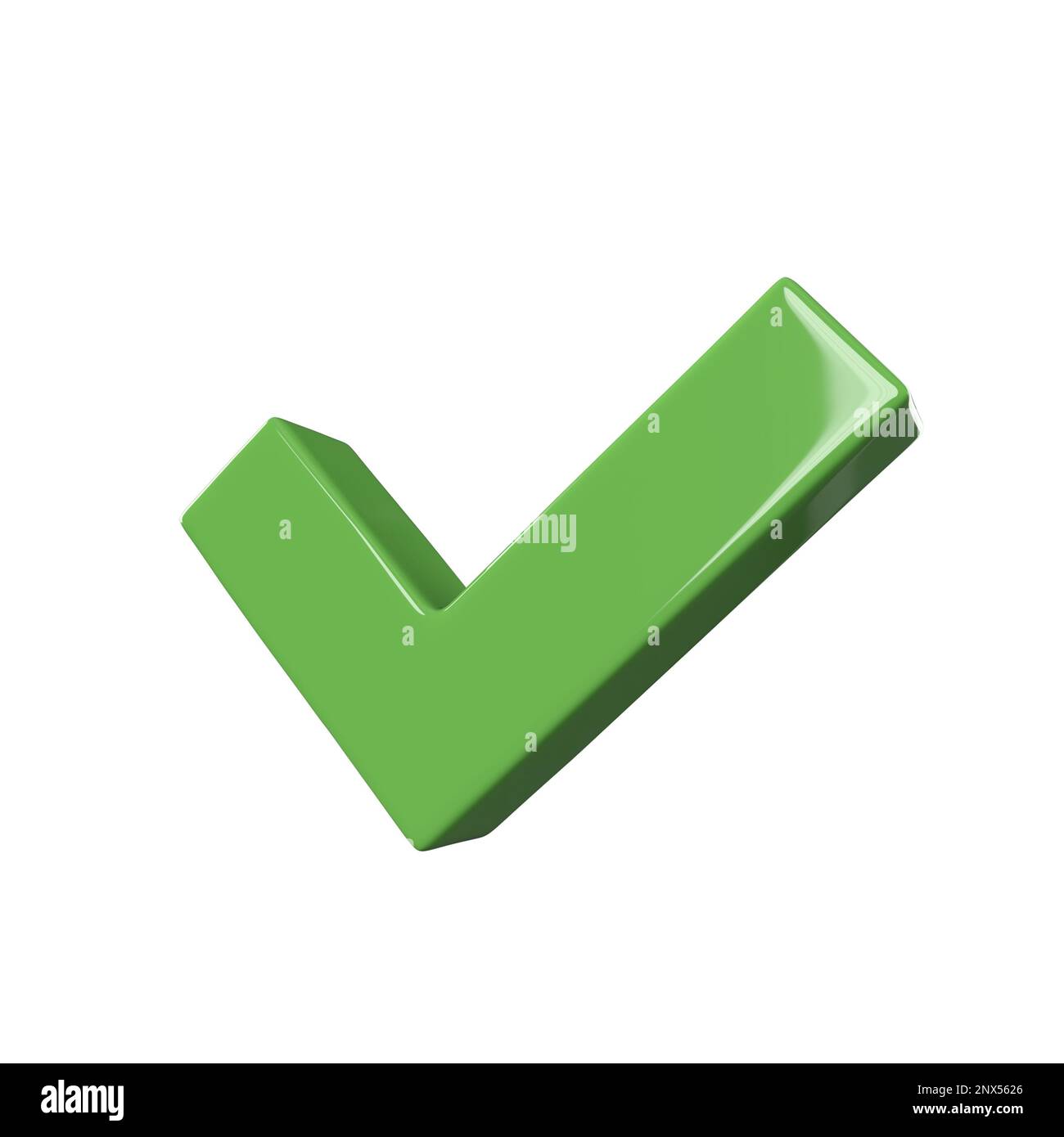 Yes confirmed approved ok correct sign 3d icon render illustration ...