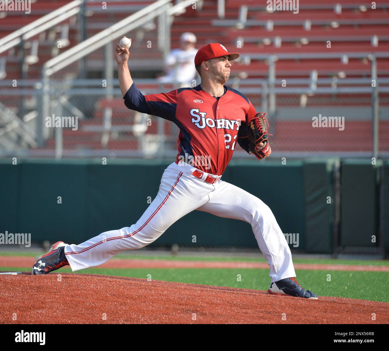 St. John's University Redstorm pitcher Michael LoPresti (22) during ...