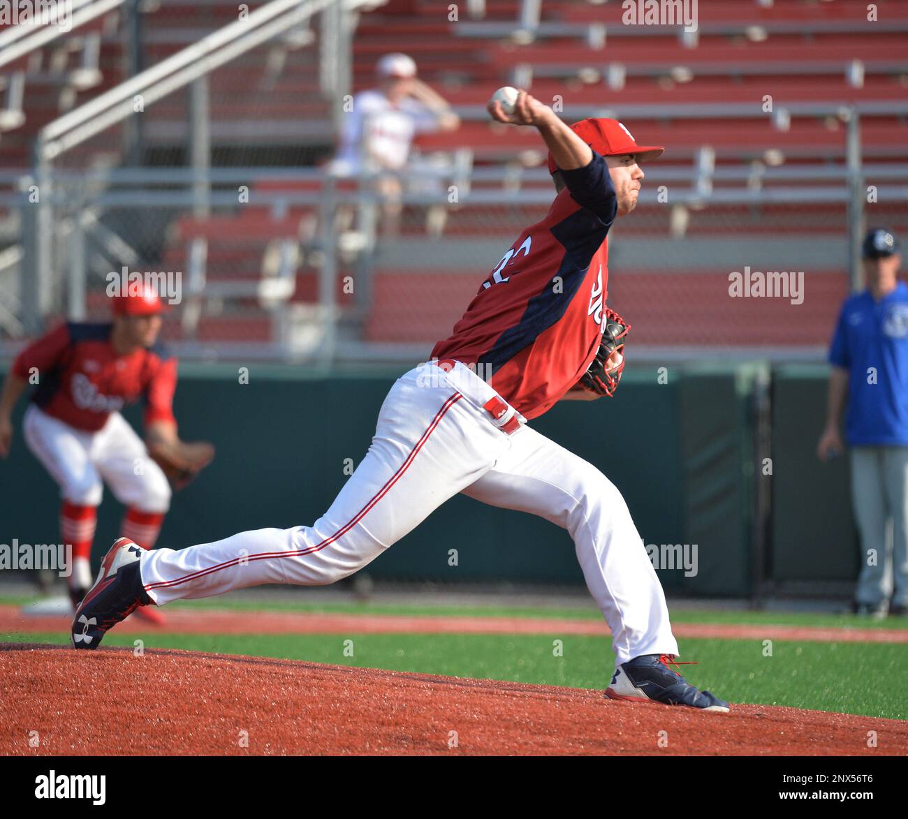 St. John's University Redstorm pitcher Michael LoPresti (22) during ...