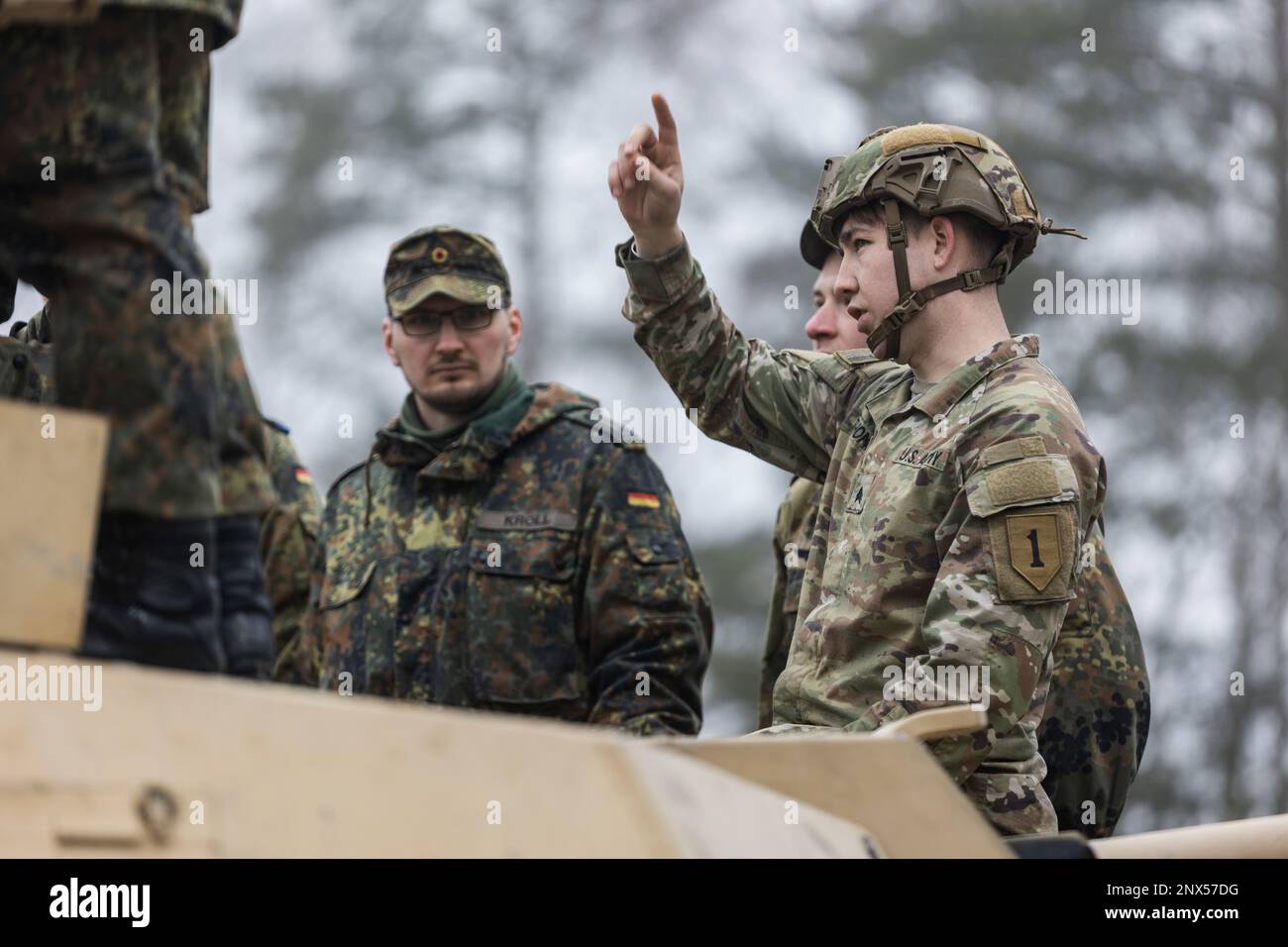 German soldiers assigned to Unteroffizierschule des Heeres, Lehrgruppe ...