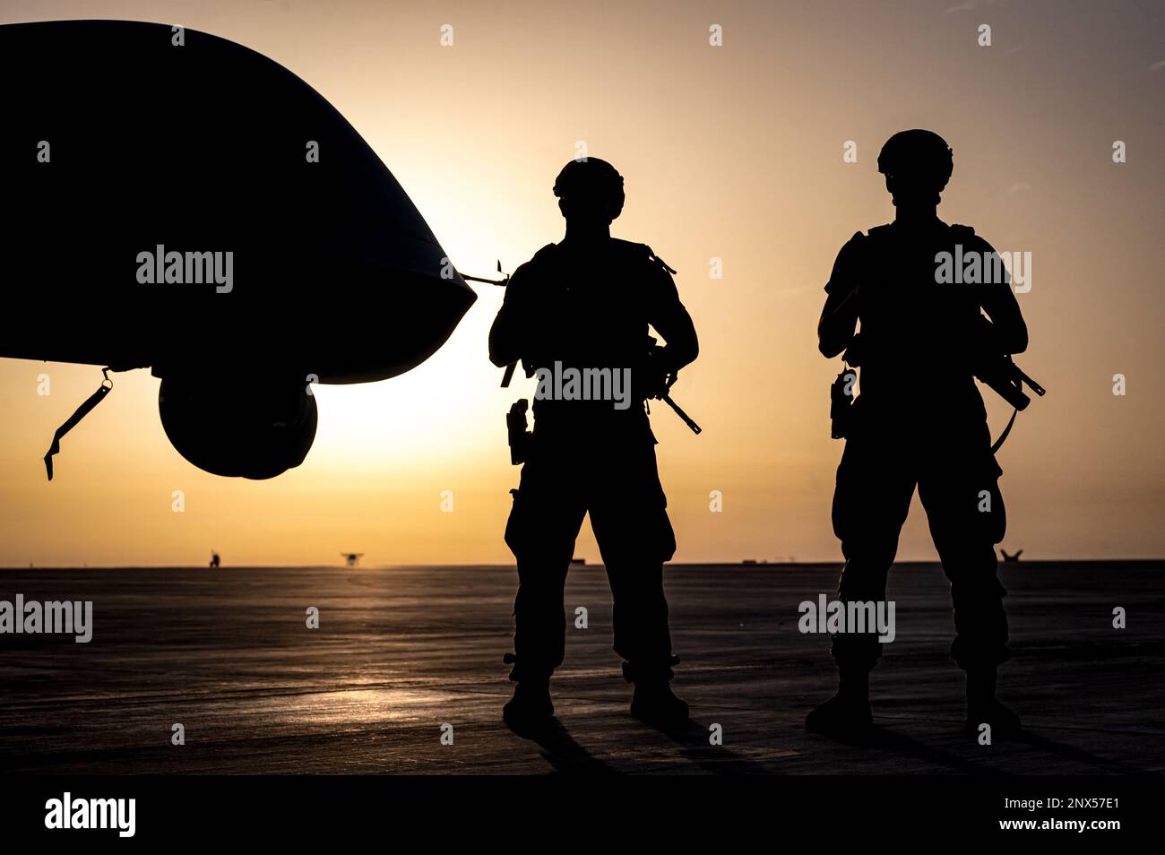 U.S. Air Force Senior Airmen Jonathan Hara and Mason Hicks, 380th ...