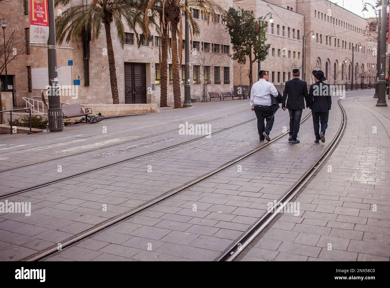 Sabbath day, in Yafo street also called Jaffa street, Jerusalem, Israel ...