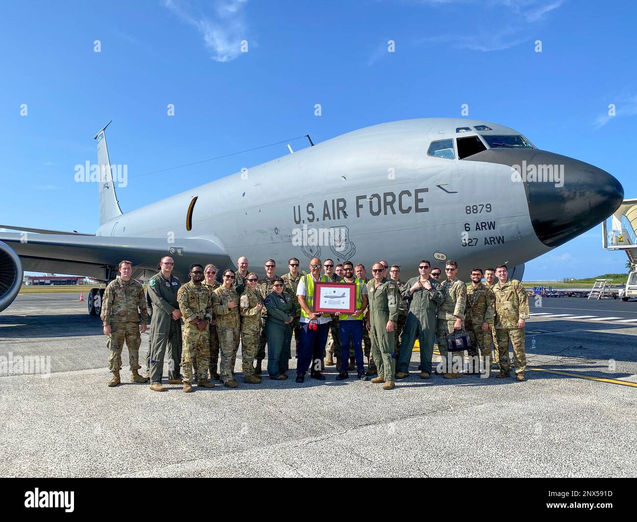 Service members from the 50th Air Refueling Squadron, MacDill Air Force ...