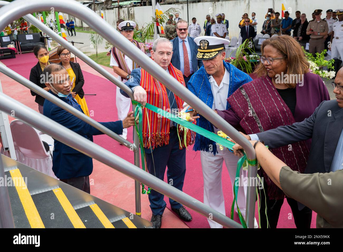DILI, Timor-Leste (Feb. 2, 2023) Adm. John. C. Aquilino, Commander of U.S. Indo-Pacific Command ...
