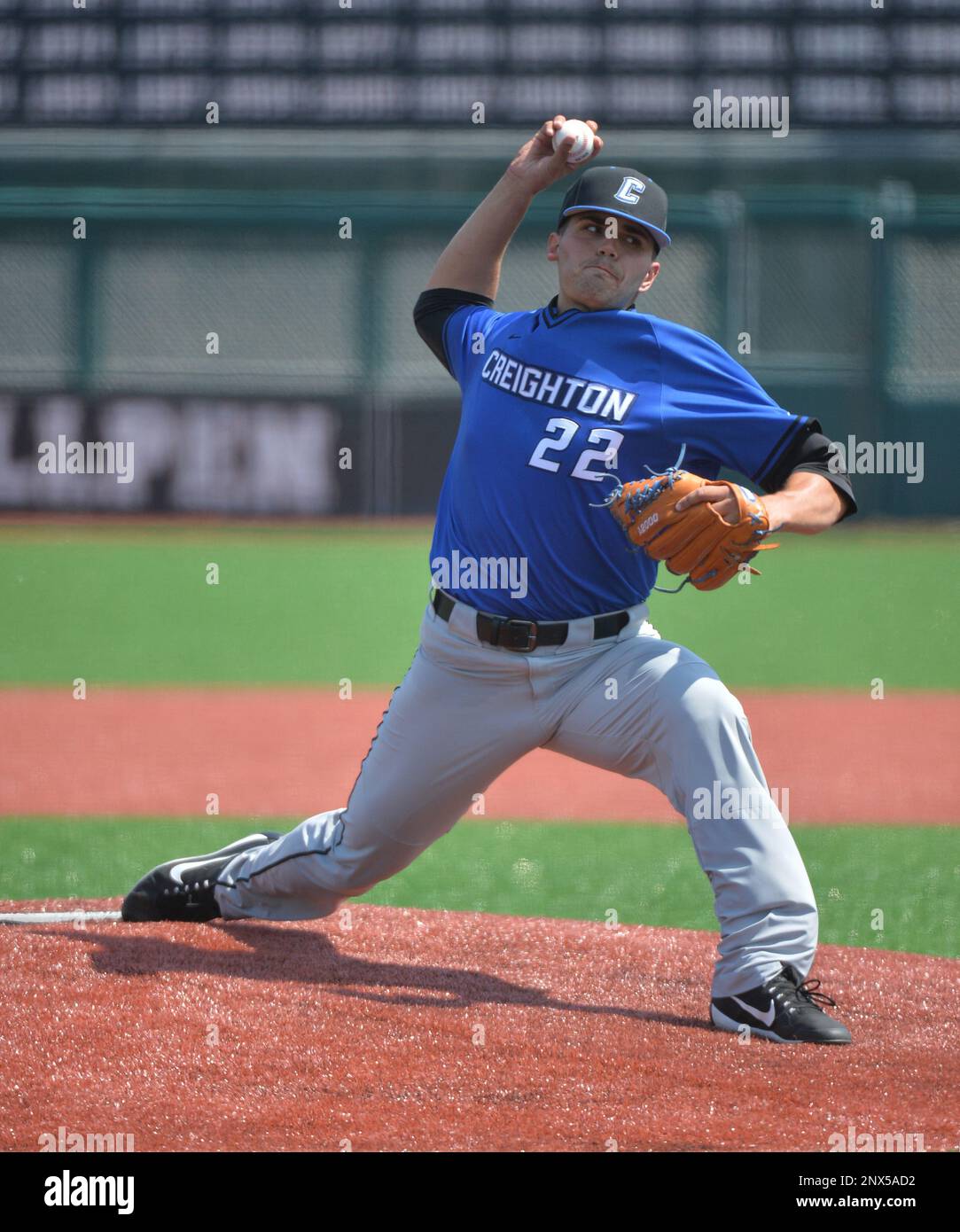 Creighton University BlueJays pitcher Mitch Regan (22) during game #1 ...