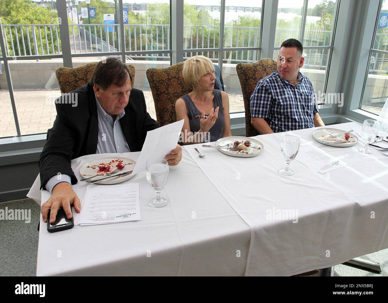 Culinary experts David Cartier, from left, of Hungry Town Tours in ...