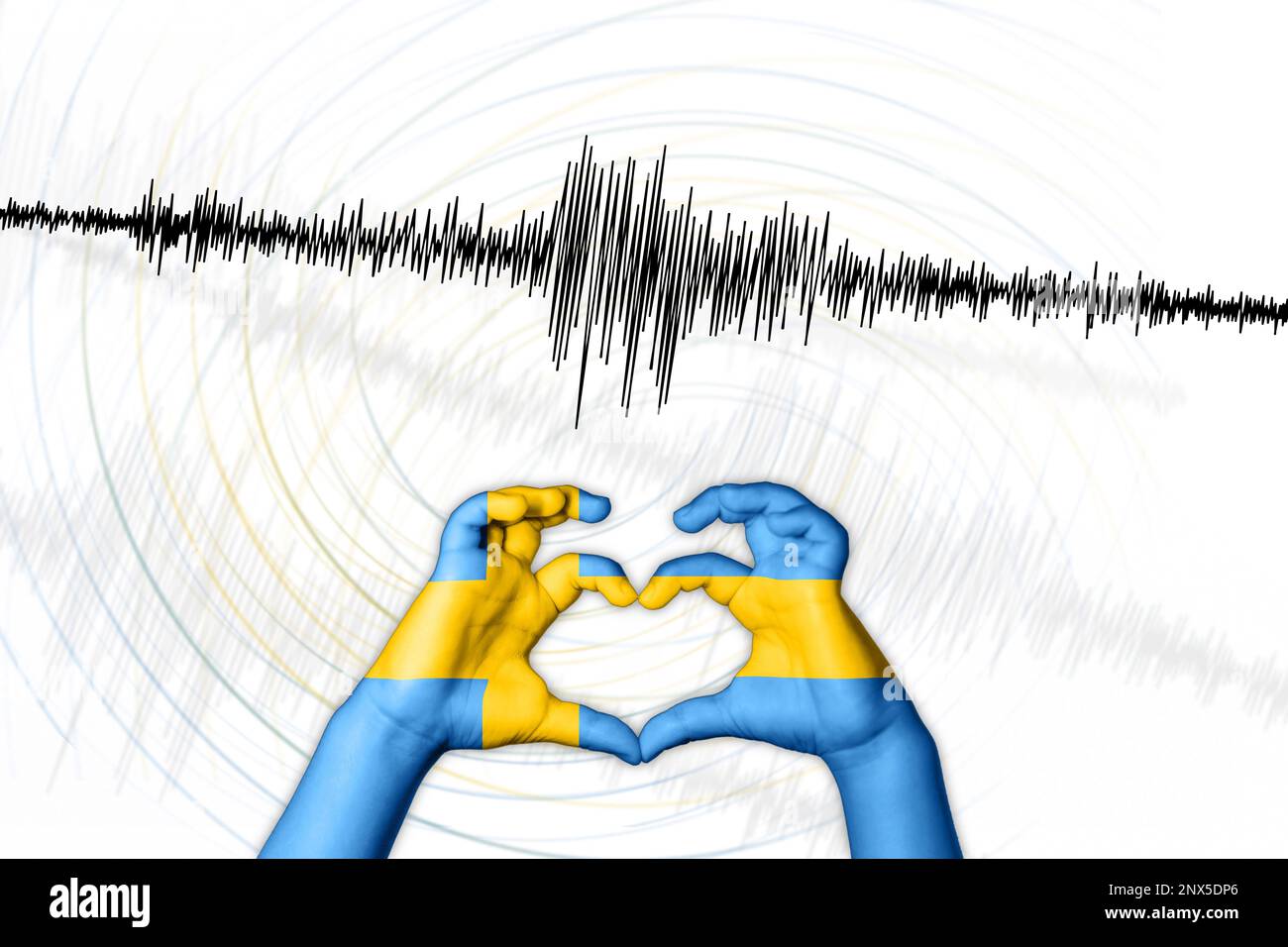 Seismic activity earthquake Sweden symbol of heart Richter scale Stock ...
