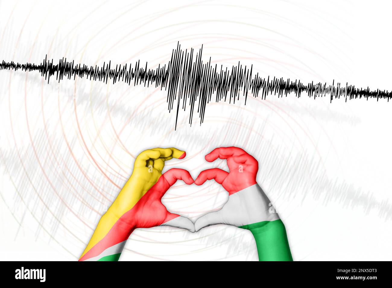Seismic activity earthquake Seychelles symbol of heart Richter scale ...