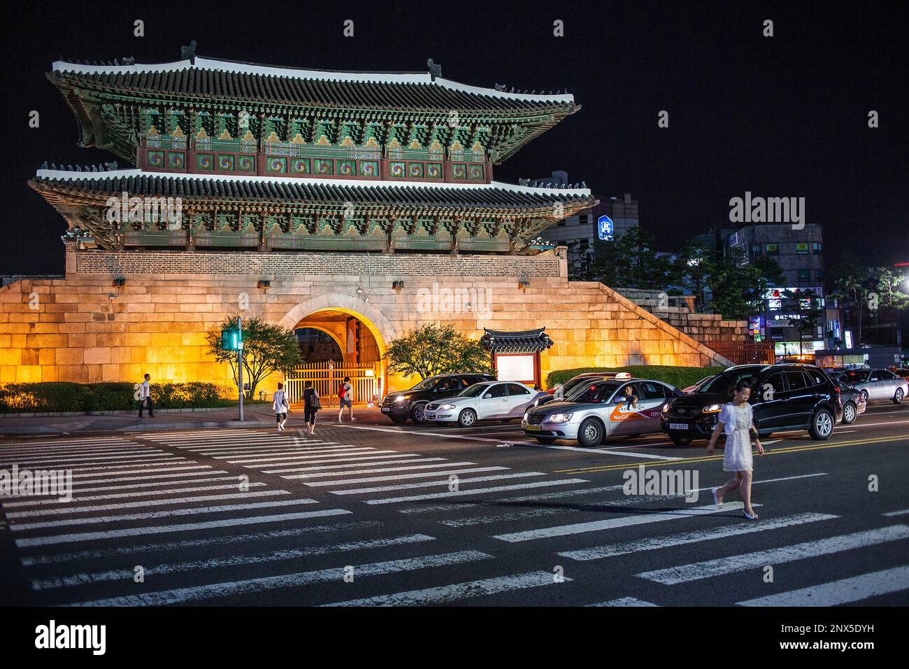 Dongdaemun Gate or Heunginjimun gate, Great East Gate, Seoul, South ...