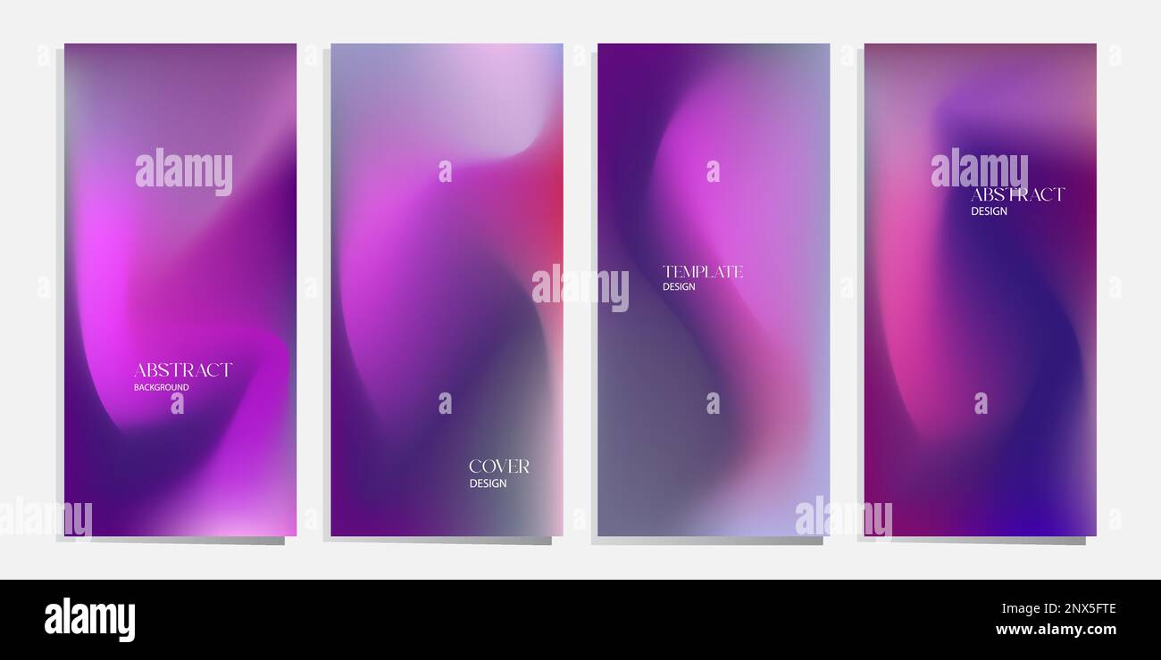 Abstract background design template violet pink gradient color Stock ...