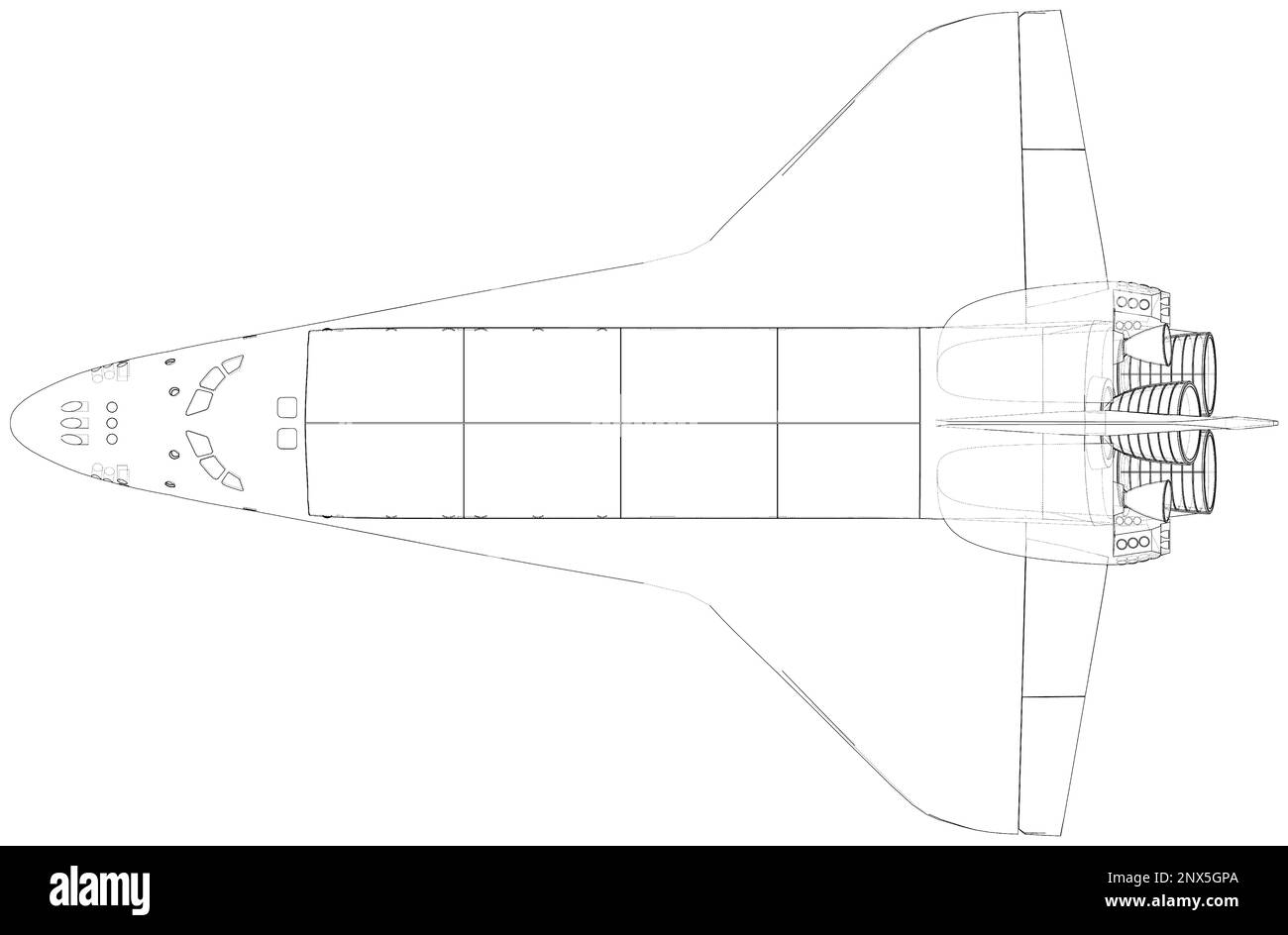 Space shuttle. 3d illustration Stock Photo - Alamy