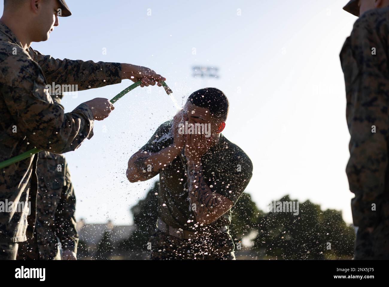 U.S. Marine Corps Lance Cpl. Raymond Arce, administration specialist ...