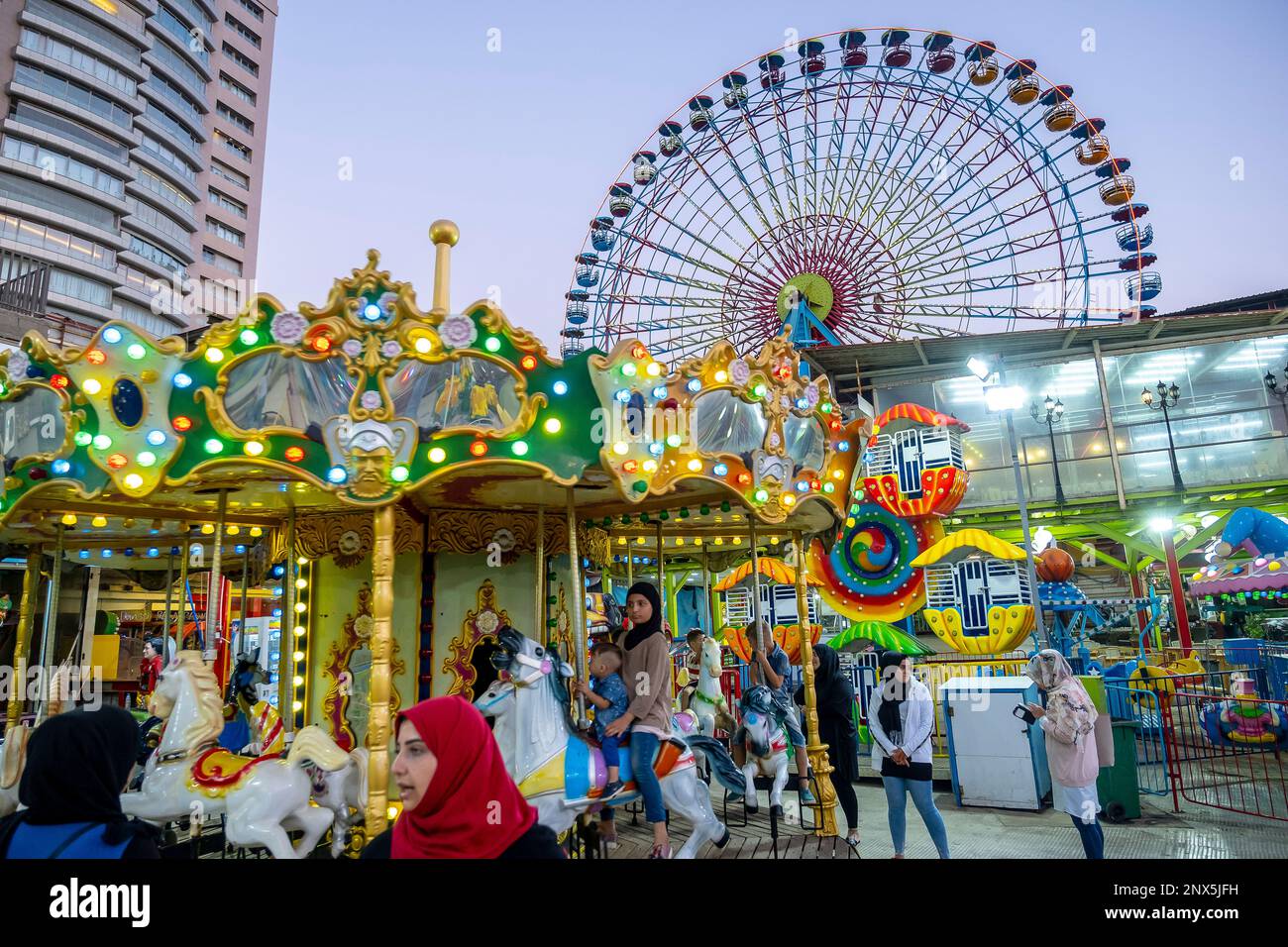 Beirut Luna Park, Beirut, Lebanon Stock Photo - Alamy