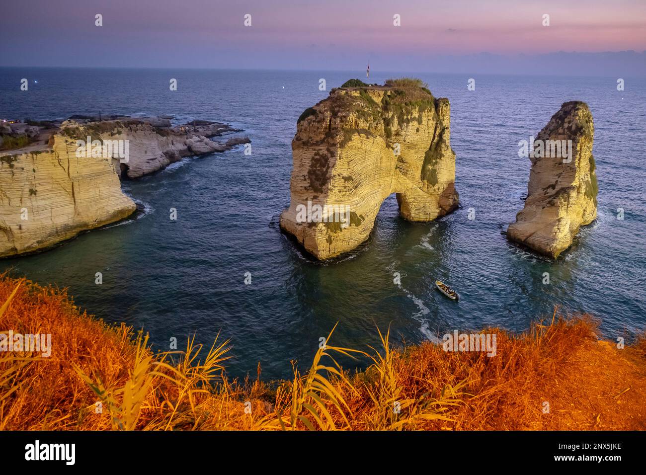 Raouche Rocks, Beirut, Lebanon Stock Photo - Alamy