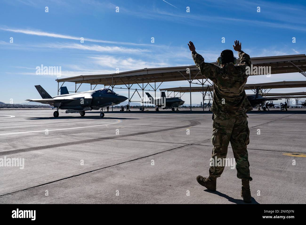 Senior Airman Patrick Bellar, a Lightning Air Maintenance Unit Crew ...