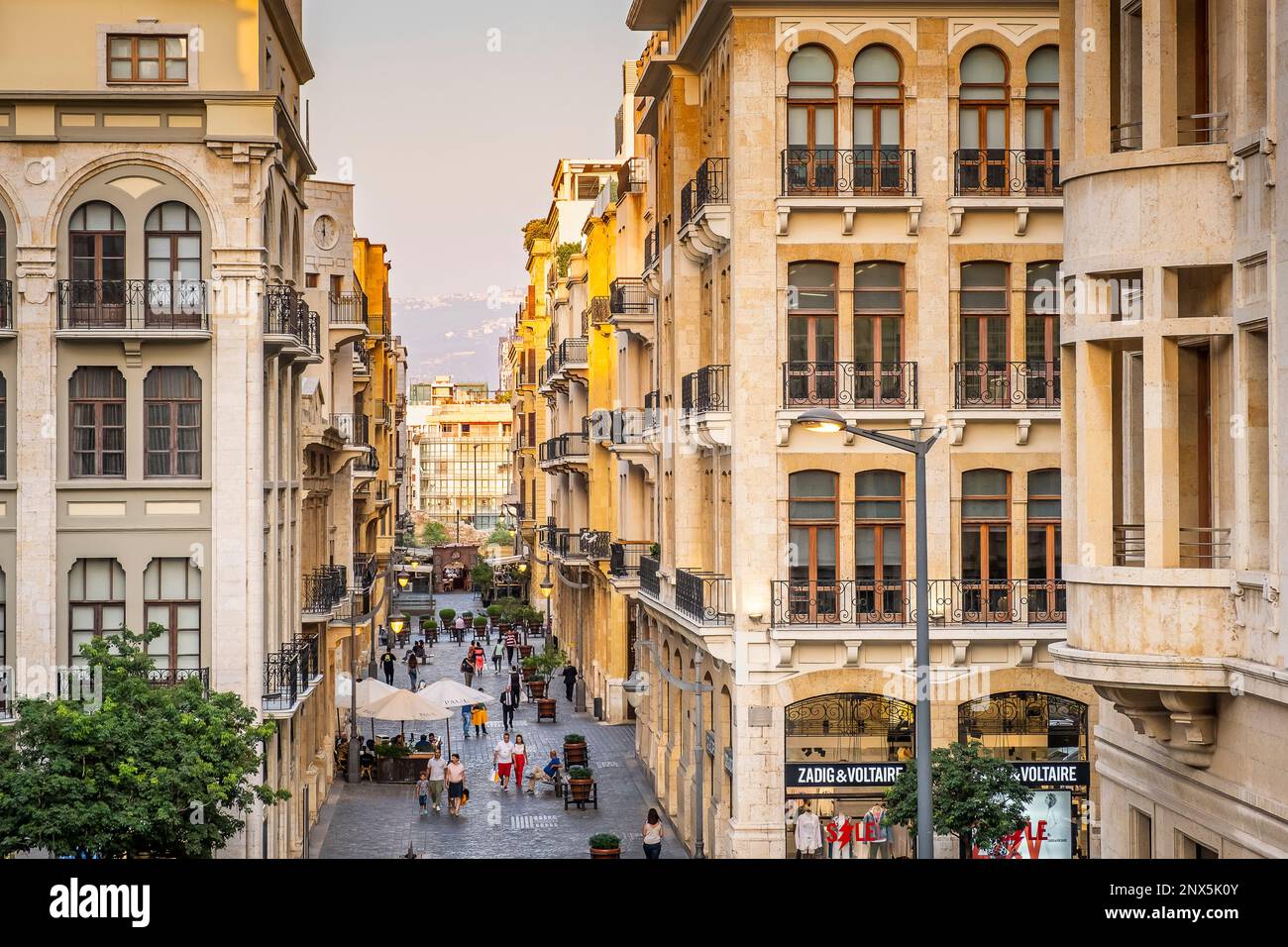 El Moutran street, Downtown, Beirut, Lebanon Stock Photo - Alamy