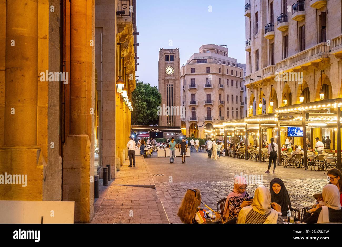 El Maarad street, in background El Nejmeh square or Star square ...