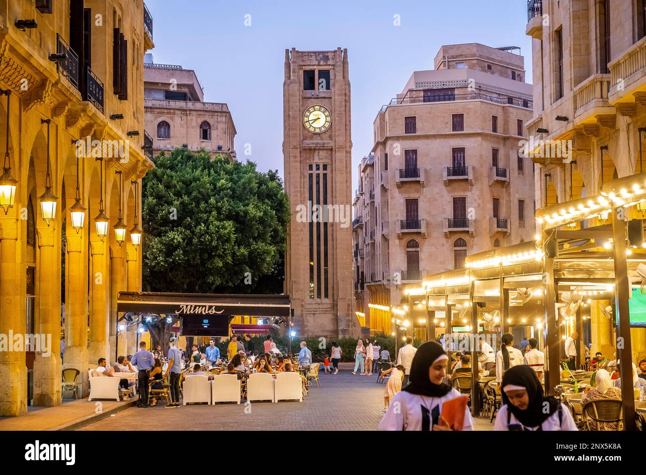 El Maarad street, in background El Nejmeh square or Star square ...