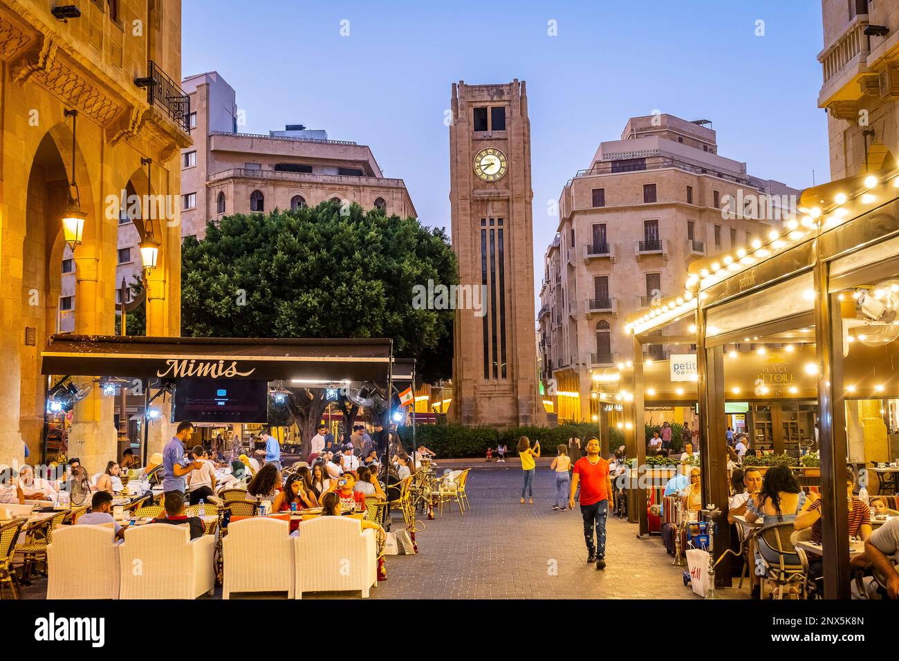 El Maarad street, in background El Nejmeh square or Star square ...