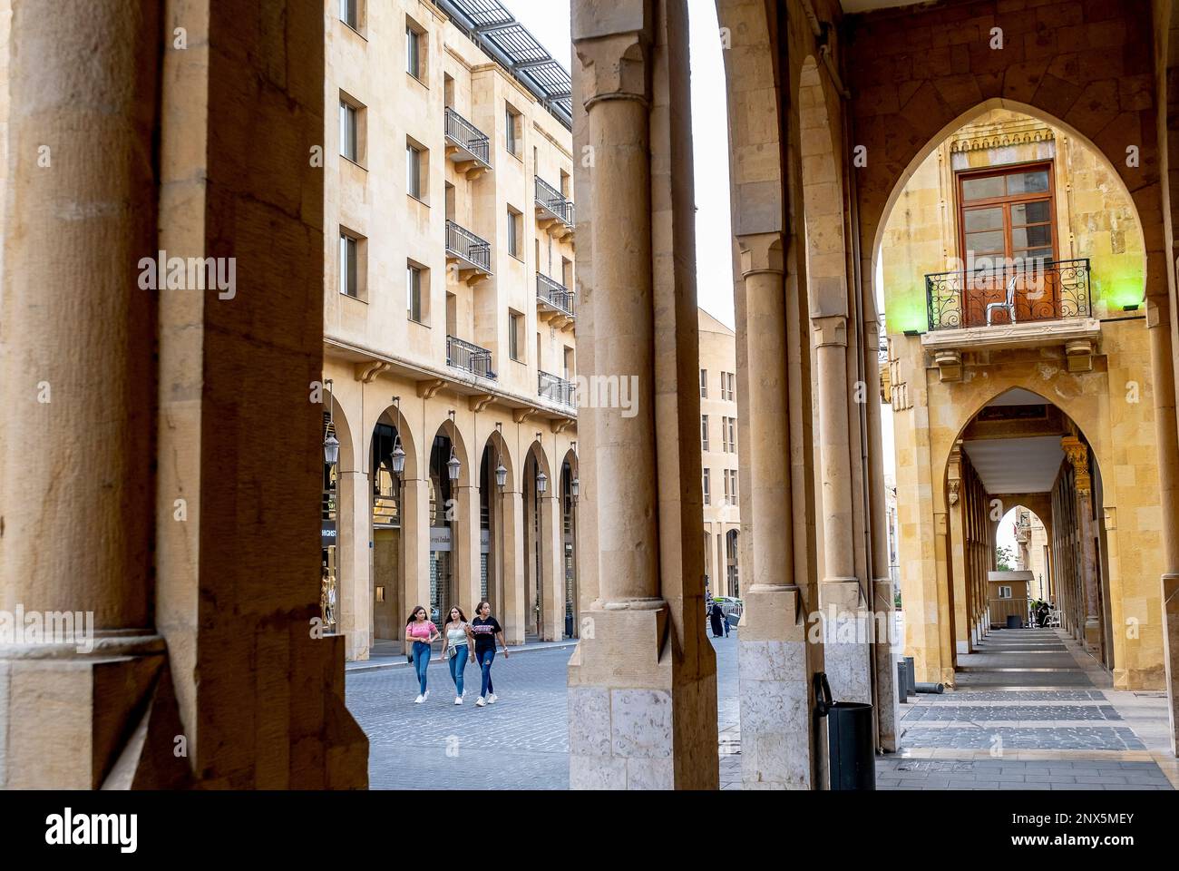 Al omari mosque cityscape hi-res stock photography and images - Alamy