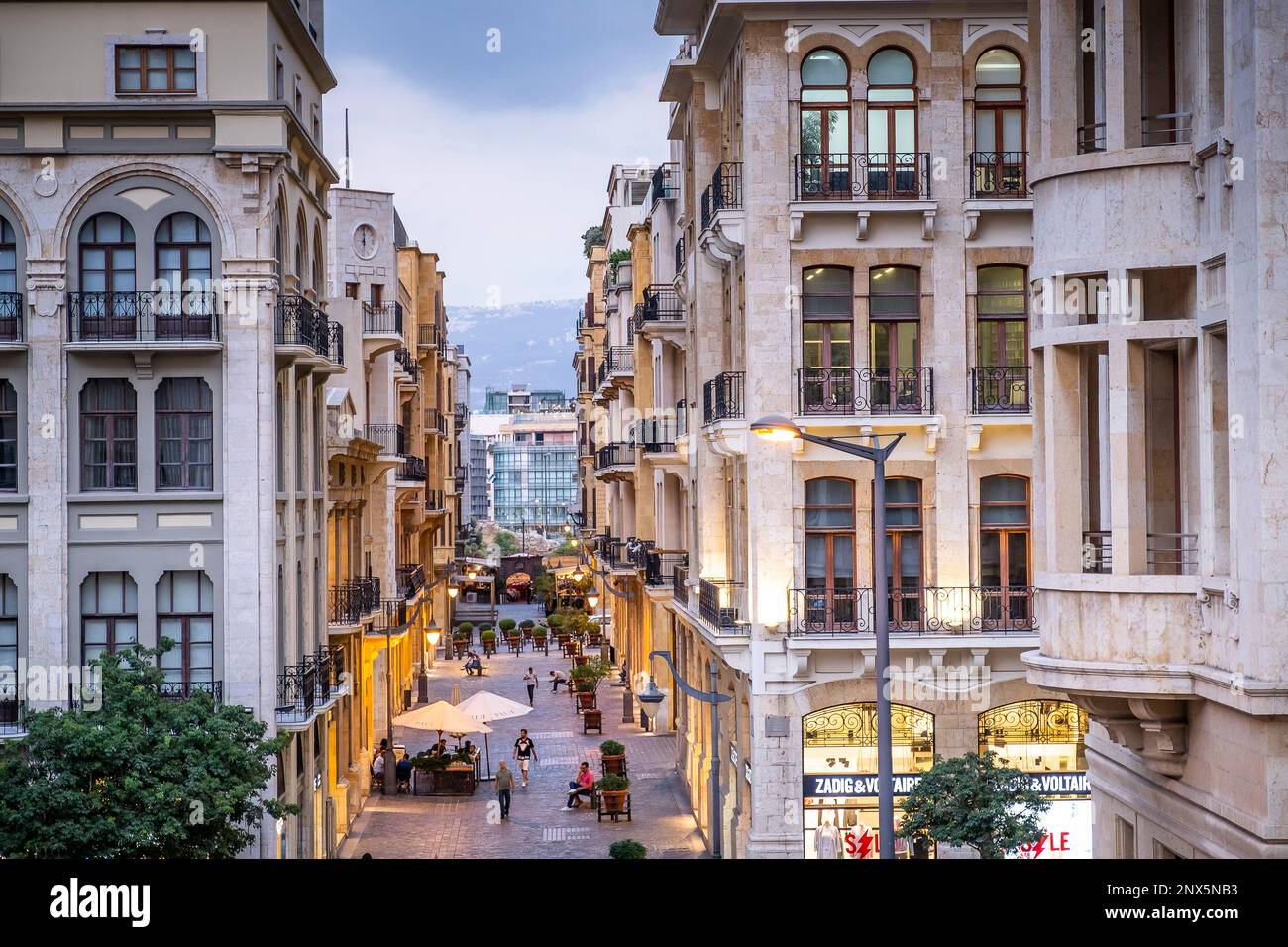 El Moutran street, Downtown, Beirut, Lebanon Stock Photo - Alamy