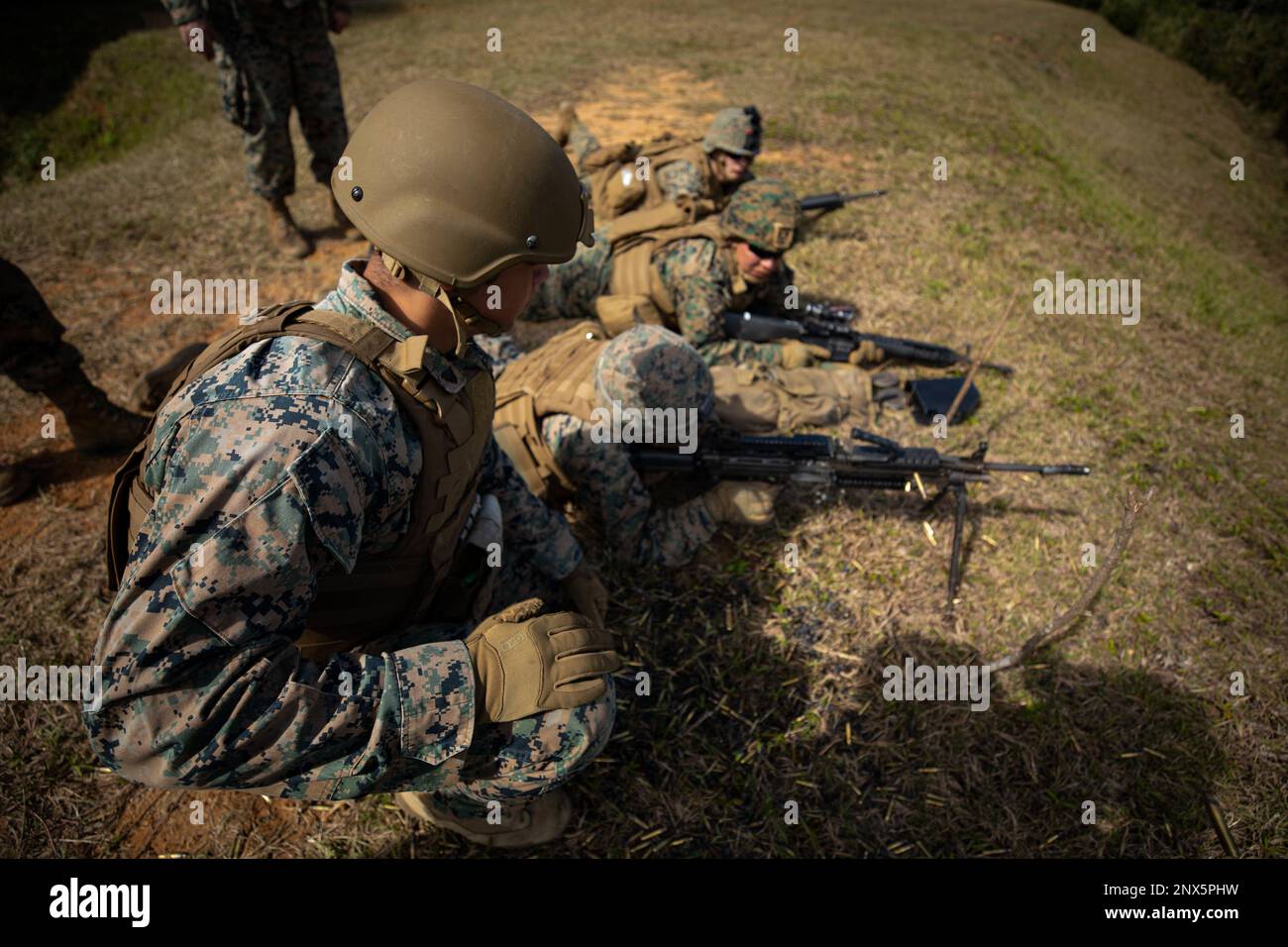 U.S. Marine Corps Cpl. Steven Lopez, a rifleman with Combat Logistics ...