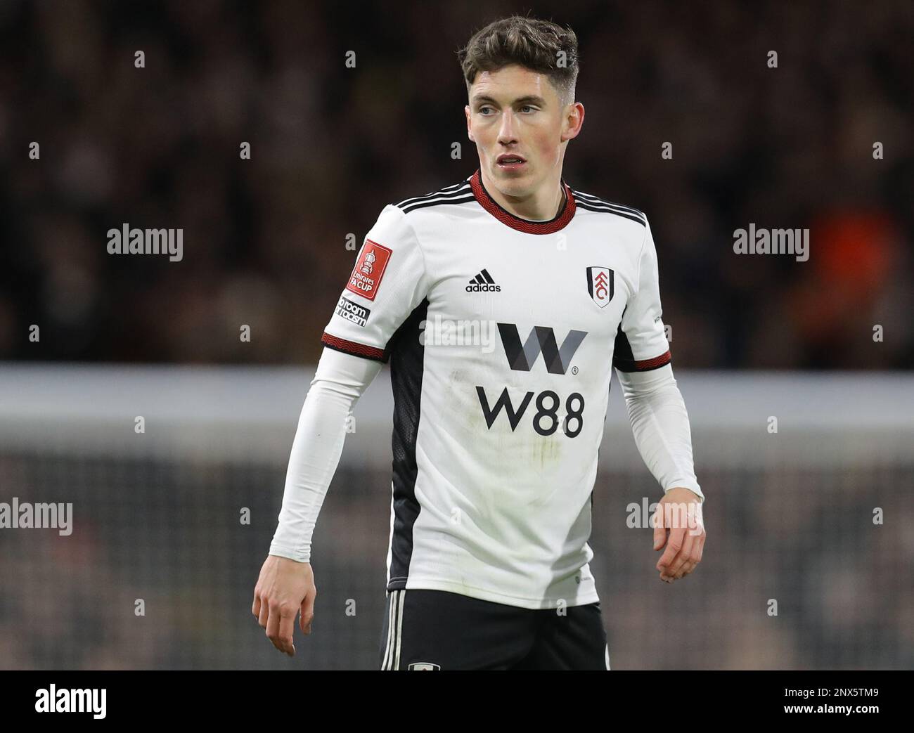 London, England, 28th February 2023. Harry Wilson of Fulham during the ...