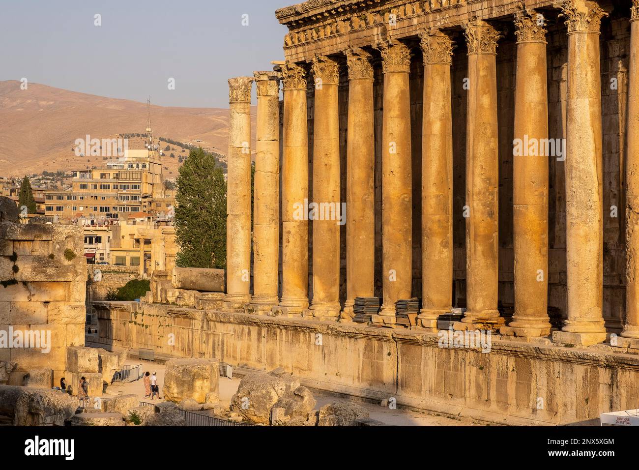 Temple of Bacchus, Baalbeck, Bekaa Valley, Lebanon Stock Photo - Alamy
