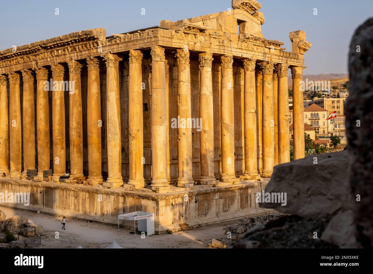 Temple of Bacchus, Baalbeck, Bekaa Valley, Lebanon Stock Photo - Alamy