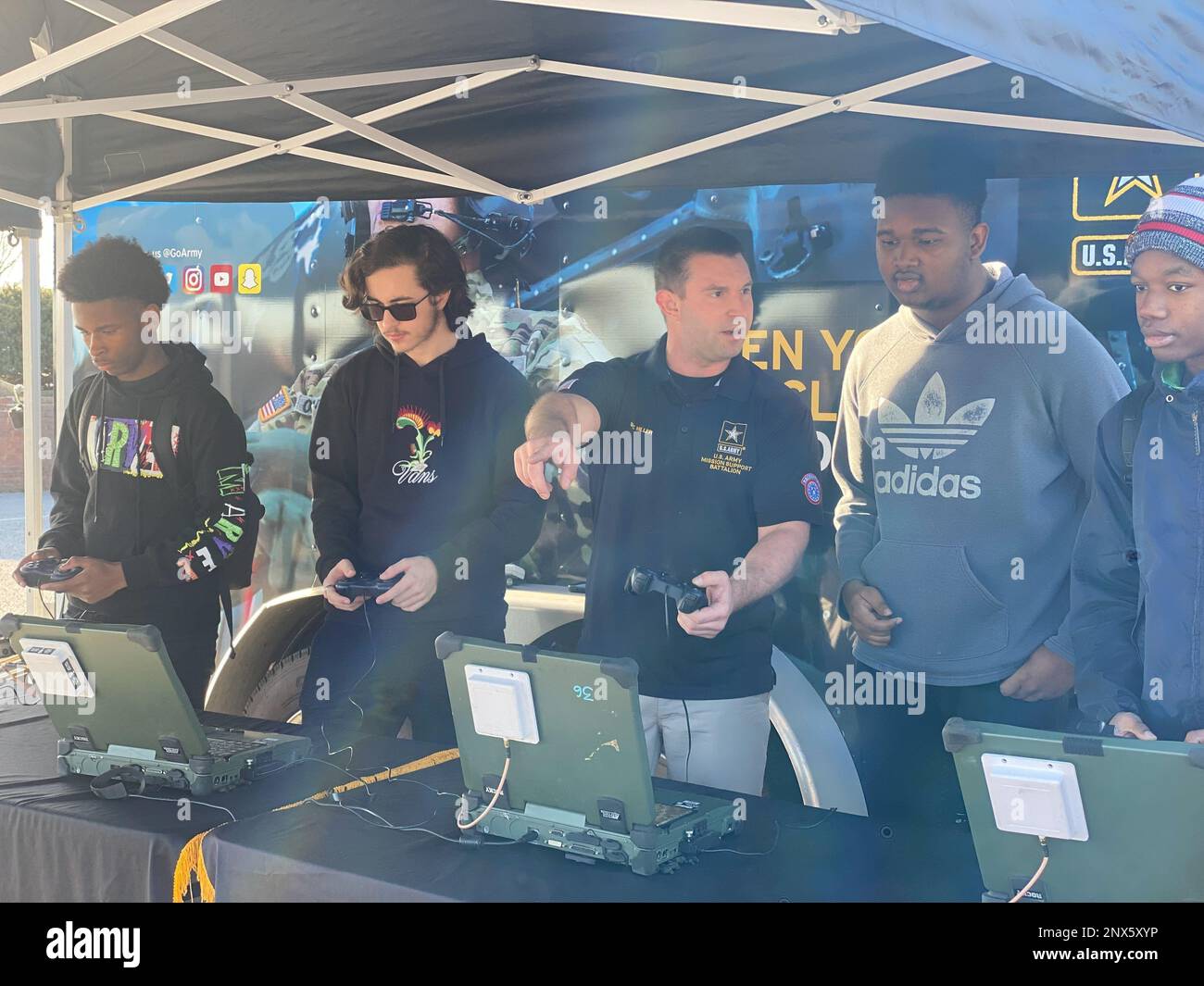 Sergeant First Class Miller of the U.S. Army's Robotic Team visited ...